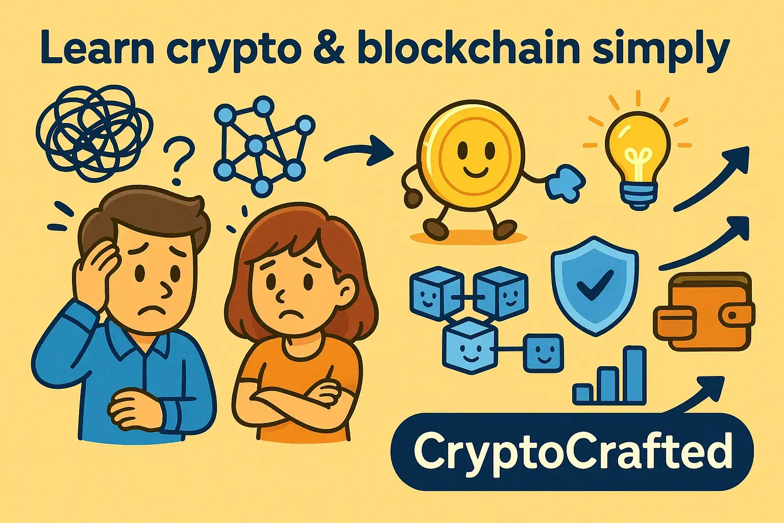 CryptoCrafted | Learn Crypto & Blockchain Simply