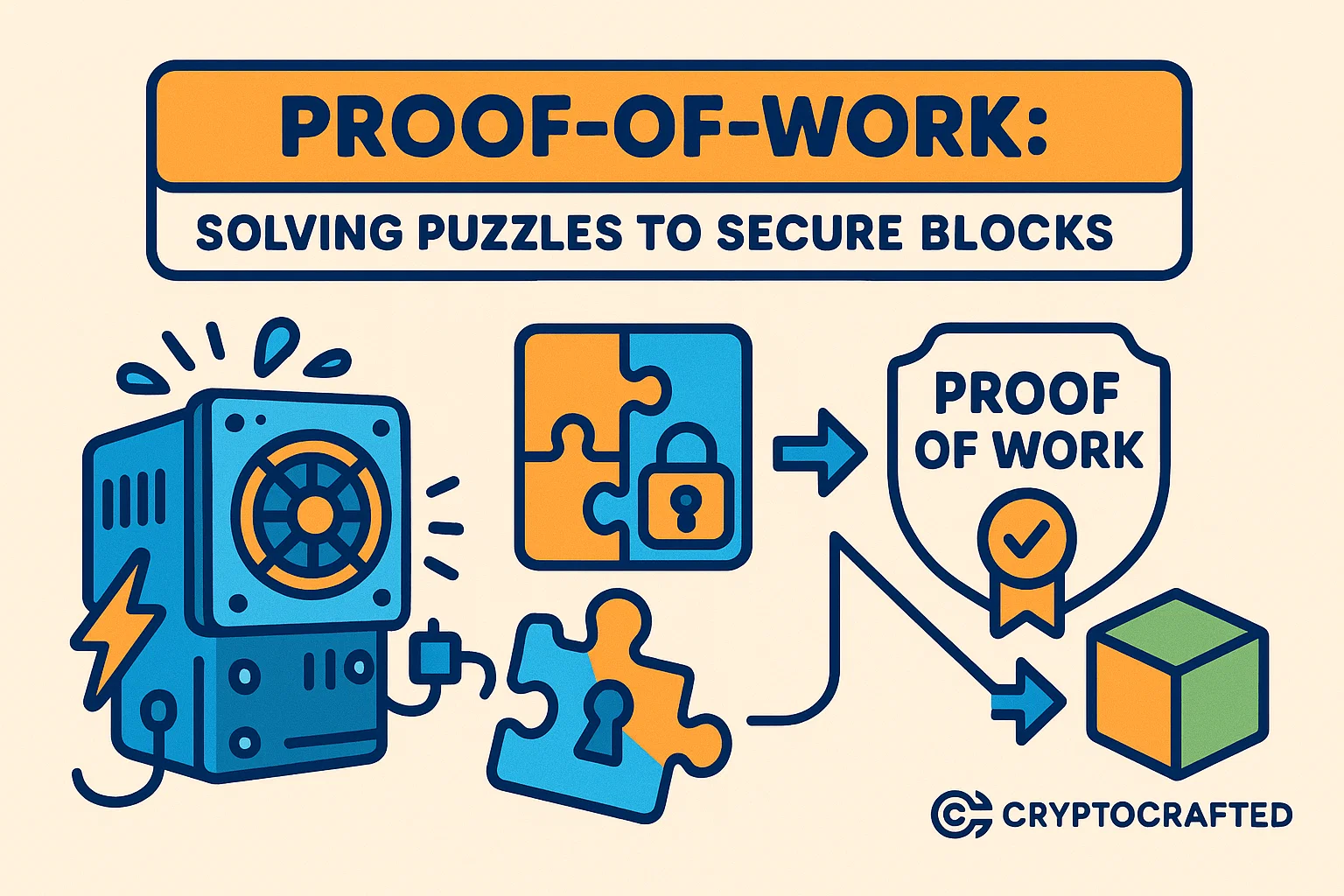 What is Proof of Work (PoW)? Bitcoin's Consensus Explained | CryptoCrafted