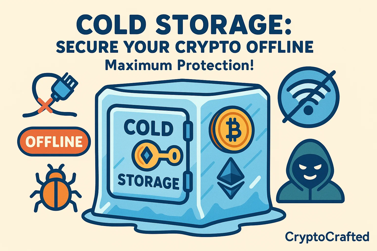 Storing Cryptocurrency Offline: Cold Storage Methods Explained | CryptoCrafted