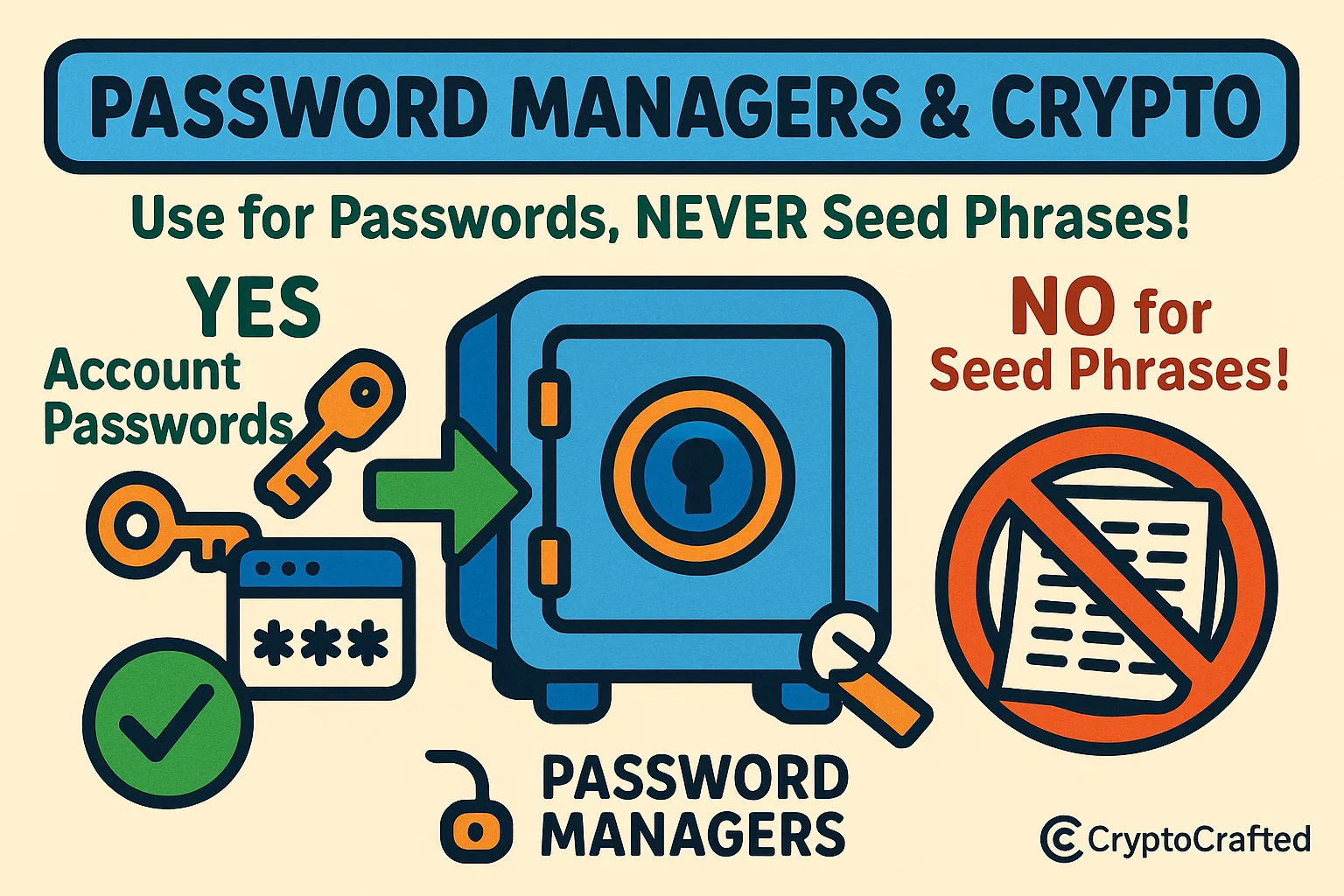 Using Password Managers for Cryptocurrency Accounts Safely | CryptoCrafted